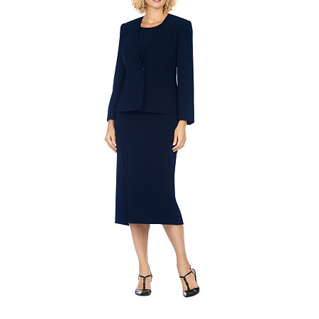 Click here for Giovanna Signature 3-pc. Skirt Suit-Plus  26w  Blu... prices