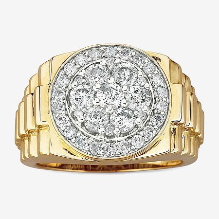 Click here for Mens 2 CT. T.W. Genuine Diamond Cluster Ring in 10... prices