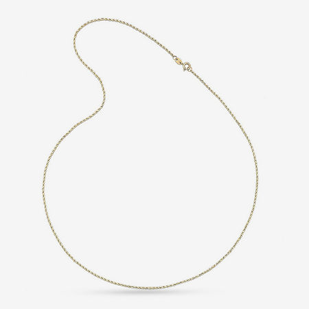 Click here for Womens 14K Gold 18 Inch Rope Chain Necklace  One S... prices