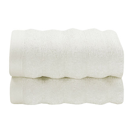 Click here for Queen Street Crete 2-pc. Washcloth  One Size  Whit... prices