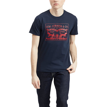 Click here for Levis Mens Crew Neck Short Sleeve Graphic T-Shirt... prices