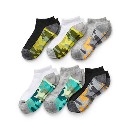 Click here for Xersion Little & Big Kid Boys 6 Pair Low Cut Socks... prices