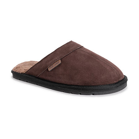 Muk Luks Mens Leather Goods By Abbott Slipper  Mahogany  11 - Mahogany