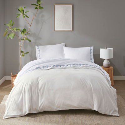 Madison Park Embroidered Microfiber Sheet Set - JCPenney