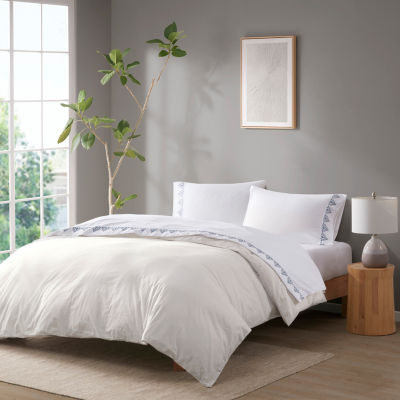 Madison Park Embroidered Microfiber Sheet Set - JCPenney