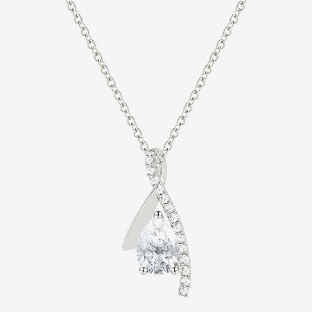 Click here for Womens Lab Created Gemstone Sterling Silver Pear 1... prices