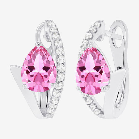 Click here for Womens Lab Created Gemstone Sterling Silver 14mm P... prices