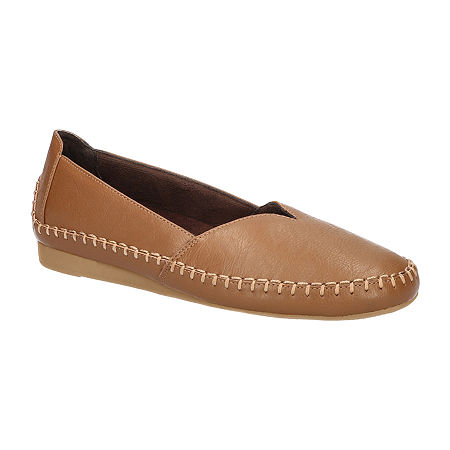 Easy Street Amity Slip-On Flats - Tan