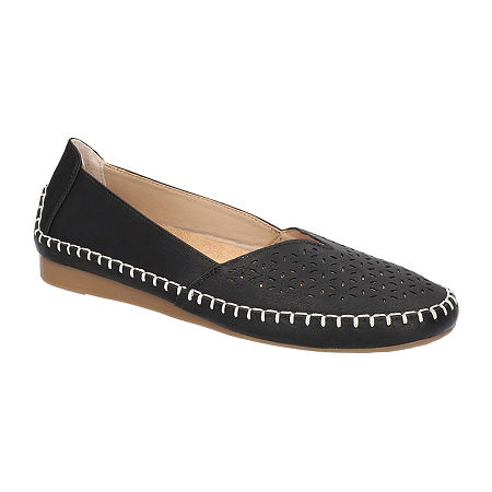 Easy Street Amity Slip-On Flats - Black
