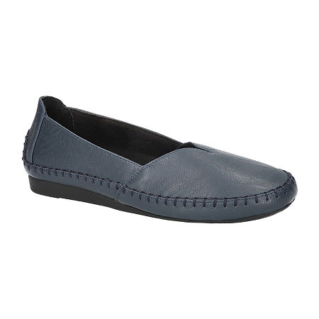 Easy Street Amity Slip-On Flats - Navy