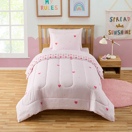 Click here for Sweet Home Collection Hearts Cozy Kids Bedding Set... prices