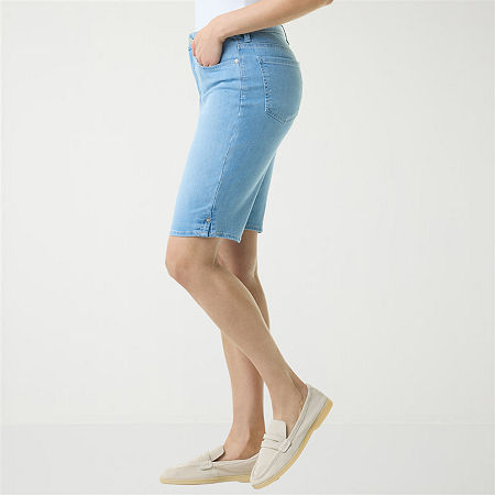 Click here for Gloria Vanderbilt Amanda Womens 11 Denim Short  8... prices