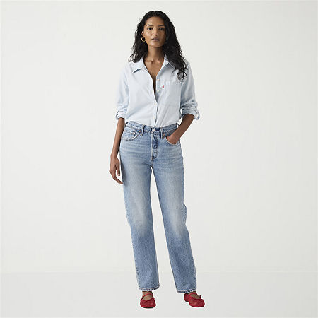 Click here for Levis Womens 501 Original Straight Leg Jean  32  B... prices