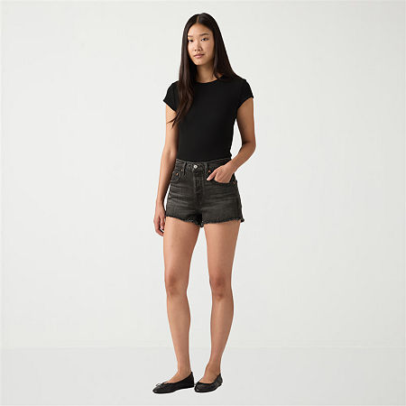 Click here for Levis Womens Denim 501 Short  34  Black prices
