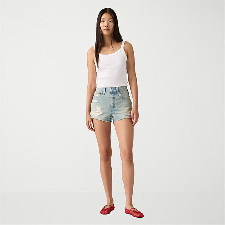 Click here for Levis Womens Denim 501 Short  30  Blue prices