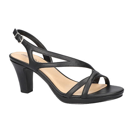Easy Street Womens Radiant Slingback Dress Sandals - Black