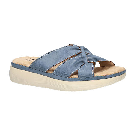 Click here for Easy Street Womens Mickey Woven Slide Sandals - De... prices