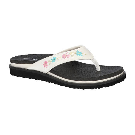 Click here for Easy Street Womens Wanderlust Thong Sandals - Whit... prices
