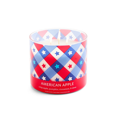 Click here for Distant Lands 14oz American Apple 3-Wick Scented J... prices