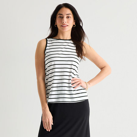 Click here for St. Johns Bay Womens Tall Scoop Neck Sleeveless Ta... prices