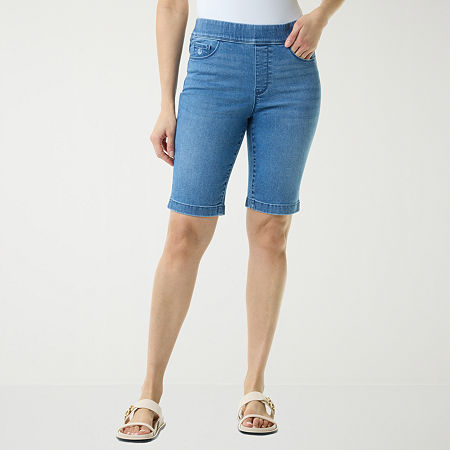 Click here for Gloria Vanderbilt Amanda Womens 11 Denim Short  6... prices