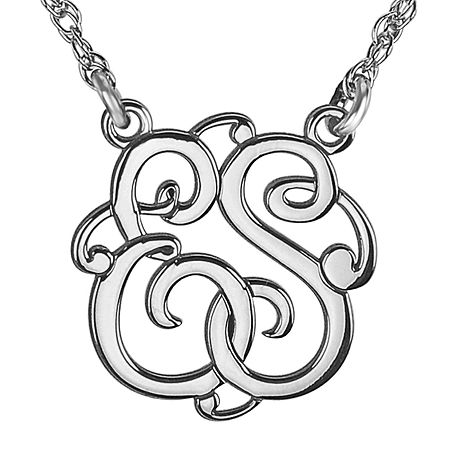 Click here for Personalized 15mm Monogram Initials Pendant Neckla... prices