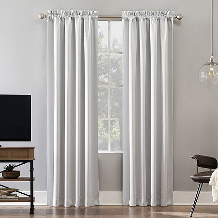 Oslo Theater Grade Extreme 100 Blackout Rod Pocket Curtain Panel - Pearl