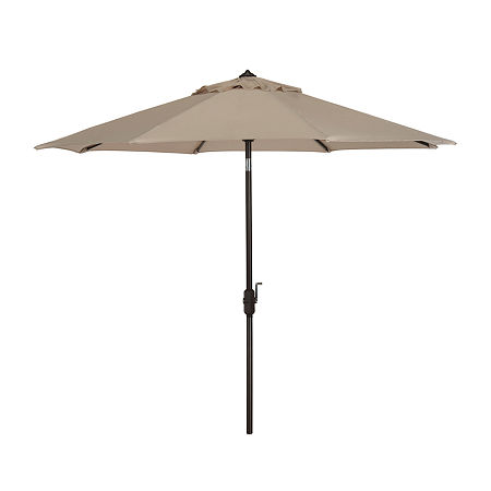 Ortega 9 Auto Tilt Crank Umbrella - Beige
