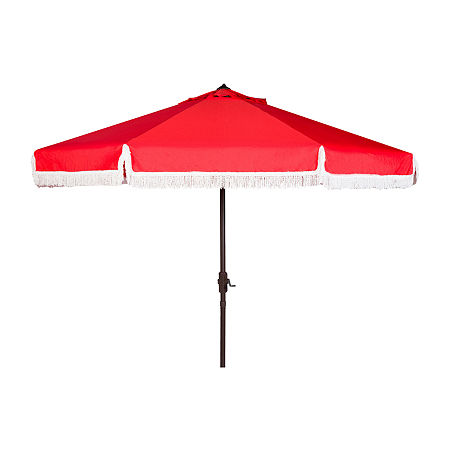 Click here for Safavieh Fabia Fringe 9 Ft Crank Umbrella prices