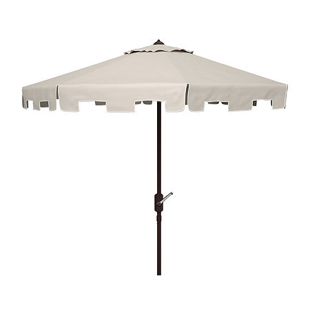 Zimmerman 11 Market Umbrella - Beige  White