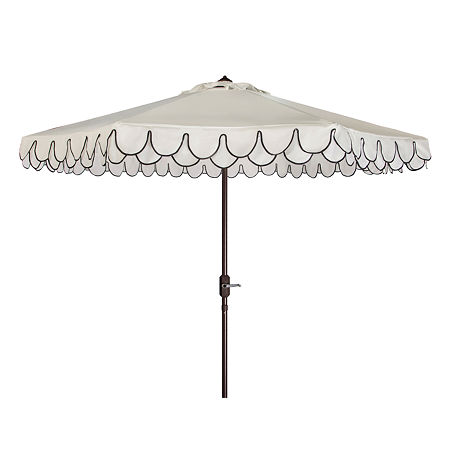 Click here for Elegant 11 Valance Umbrella - White prices