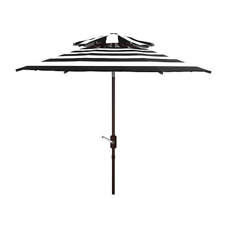 Iris 9 Fashion Umbrella - Black  White