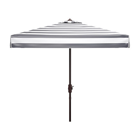Elsa 7.5 Square Umbrella - Black  White