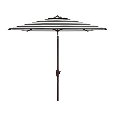 Iris 7.5 Square Umbrella - Black  White
