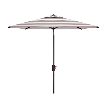 Iris 7.5 Square Umbrella - Gray  White