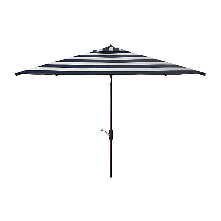 Iris 7.5 Square Umbrella - Navy  White