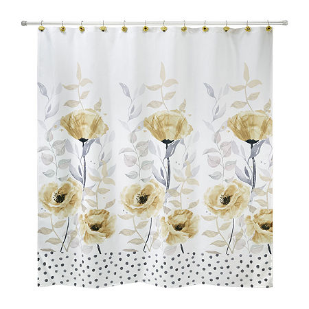 Click here for Avanti Marielle Shower Curtain  One Size  Yellow prices