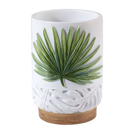 Click here for Avanti Viva Palm Leaf Cut-Out Resin Tumbler - Gree... prices