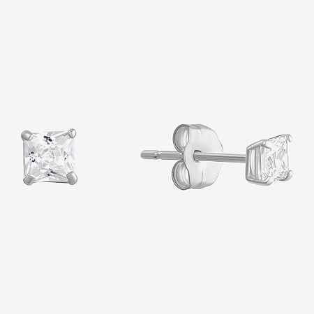 Click here for Cubic Zirconia 14K White Gold 3mm Stud Earrings  O... prices