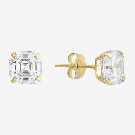 Click here for Cubic Zirconia 14K Gold 6mm Stud Earrings  One Siz... prices