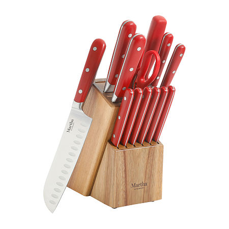 Click here for Martha Stewart Triple Rivet 14-pc. Knife Block Set... prices
