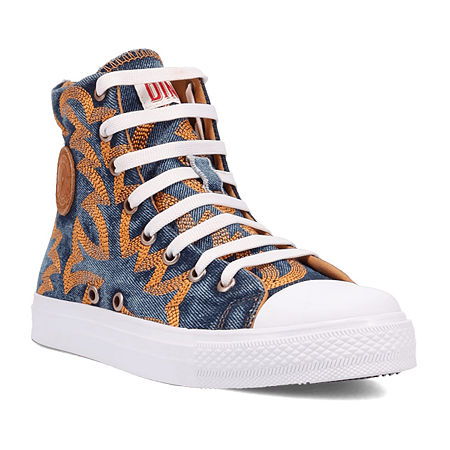 Click here for Dingo Womens Game Day Sneaker - Denim prices