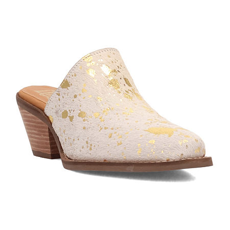 Dingo Womens Cash Cow Mule - Gold