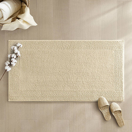 Madison Park Signature Splendor Reversible Tufted Cotton Bath Rug  21 x 34 - Brown