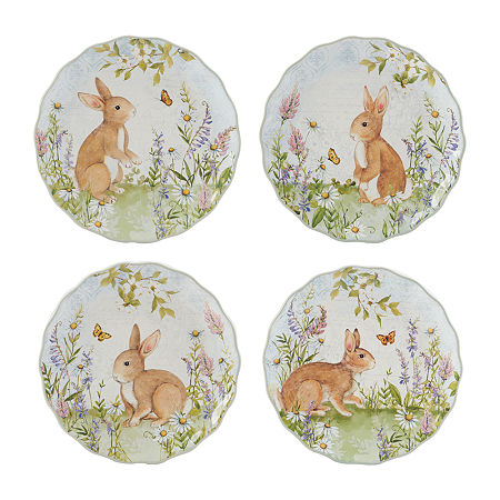 Certified International Easter Meadow Dessert/Salad Plates  Set of 4 - Miscellaneous