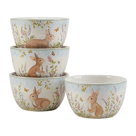 Certified International Easter Meadow Ice Cream Bowls  Set of 4 - Miscellaneous