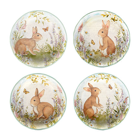Certified International Easter Meadow Soup Bowls  Set of 4 - Miscellaneous