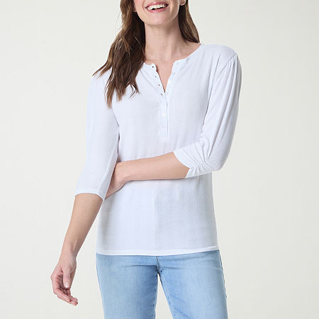 Click here for Gloria Vanderbilt Womens Elbow Sleeve Regular Fit... prices