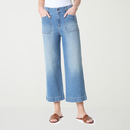 Click here for Gloria Vanderbilt Womens Wide Leg High Rise Croppe... prices