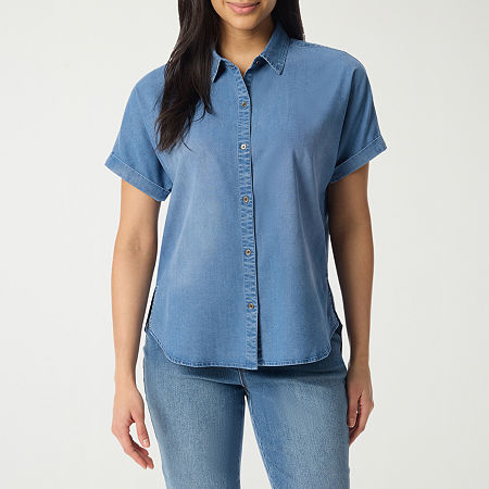 Click here for Gloria Vanderbilt Womens Short Sleeve Regular Fit... prices
